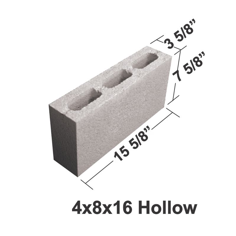 4x8x16 Hollow