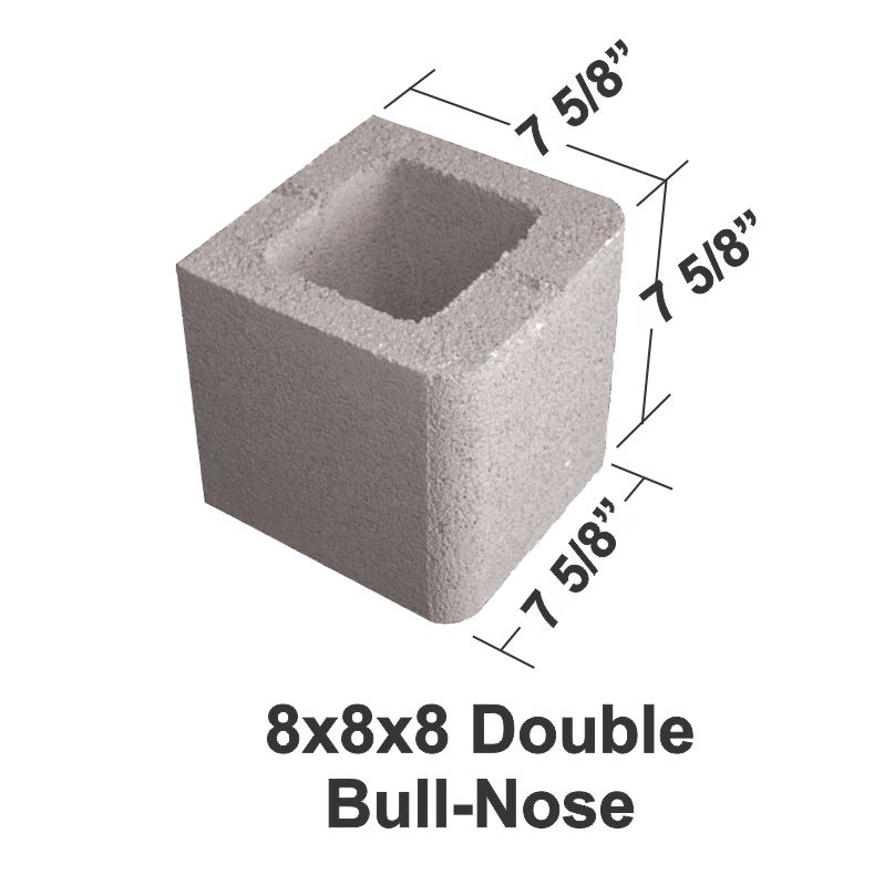 8x8x8 Double Bull-nose